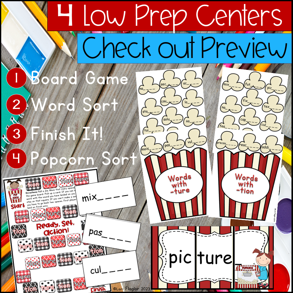 -tion and -ture Word Work Activities | Made By Teachers