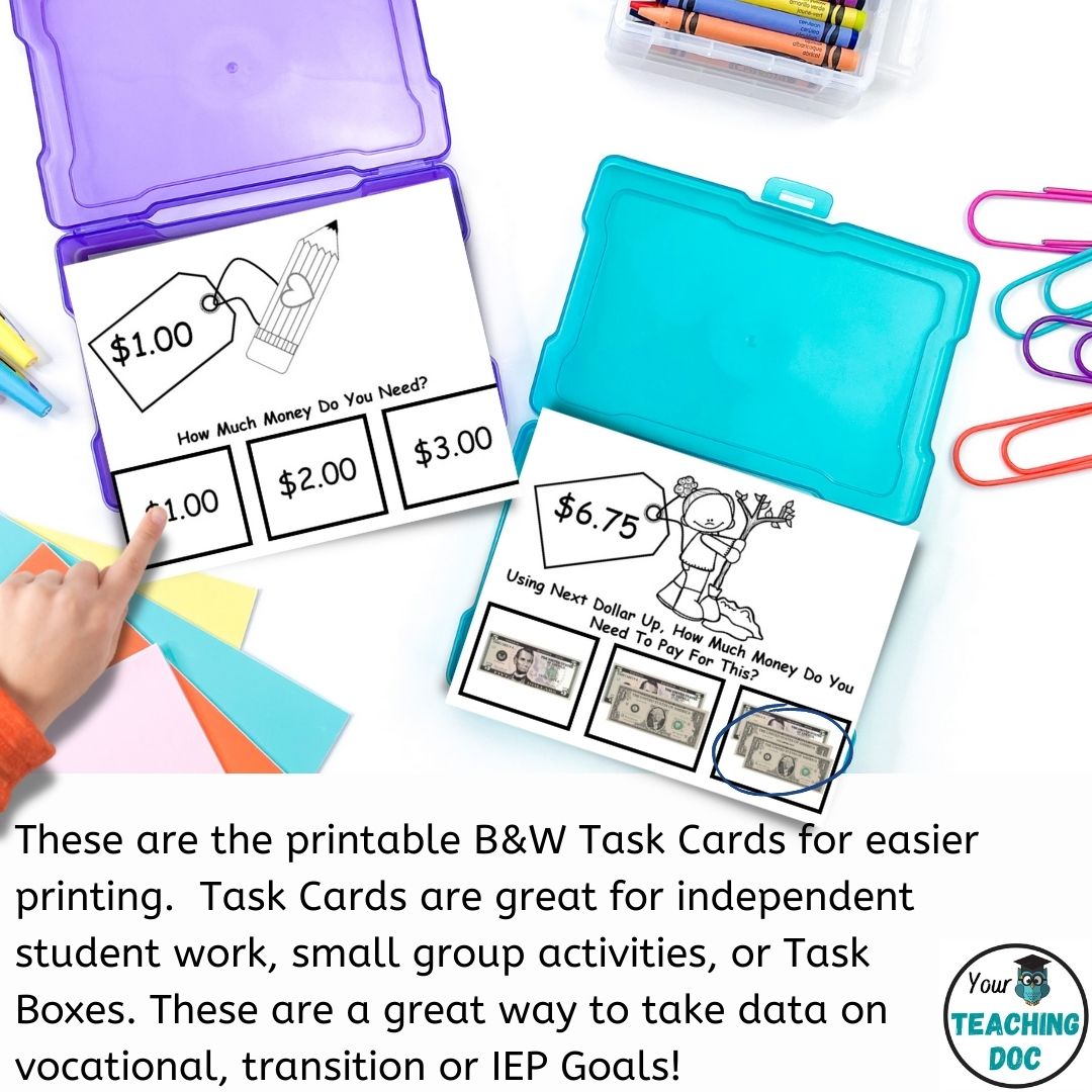 Earth Day Counting and Identifying Money Skills + Task Cards | Made By ...
