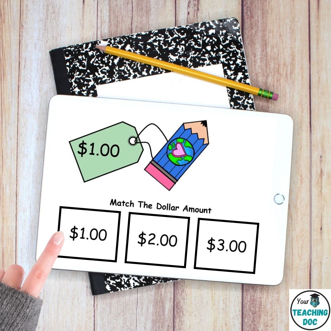 Earth Day Counting and Identifying Money Skills + Task Cards | Made By ...