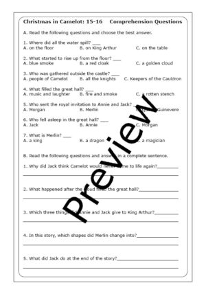 Merlin Missions #1 to #10: A Bundle of Worksheets | Made By Teachers