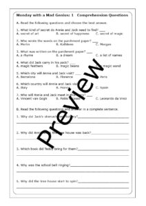 Merlin Missions #1 to #10: A Bundle of Worksheets | Made By Teachers