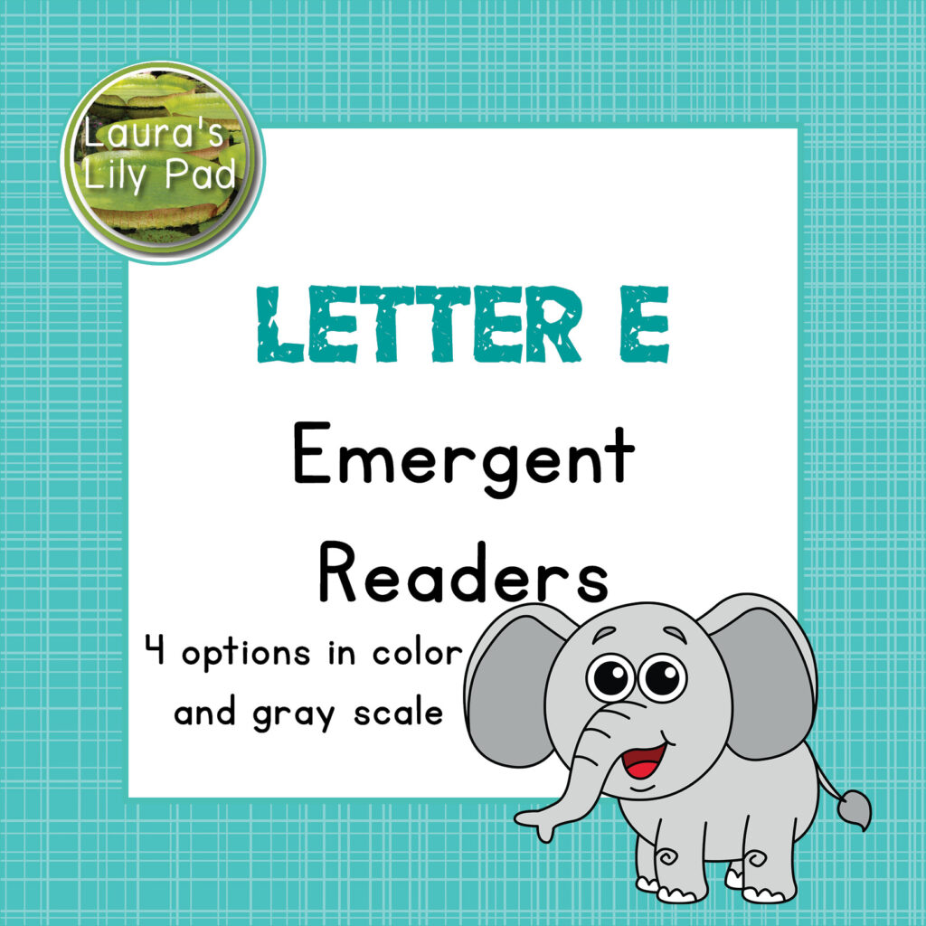 Alphabet Letter E Emergent Readers Set | Made By Teachers