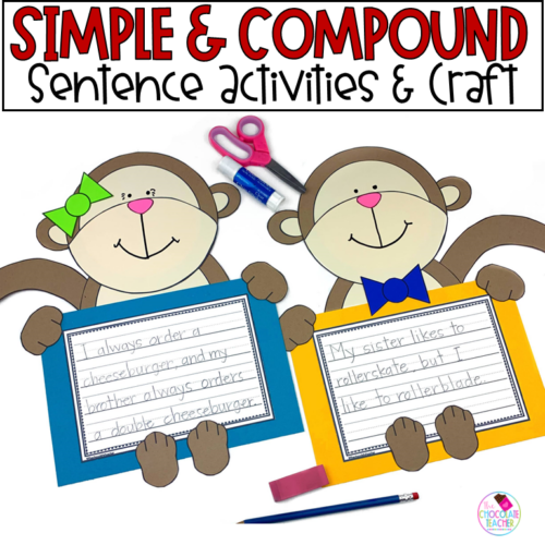 Simple and Compound Sentences 1st Grade Grammar - Writing Craft | Made ...