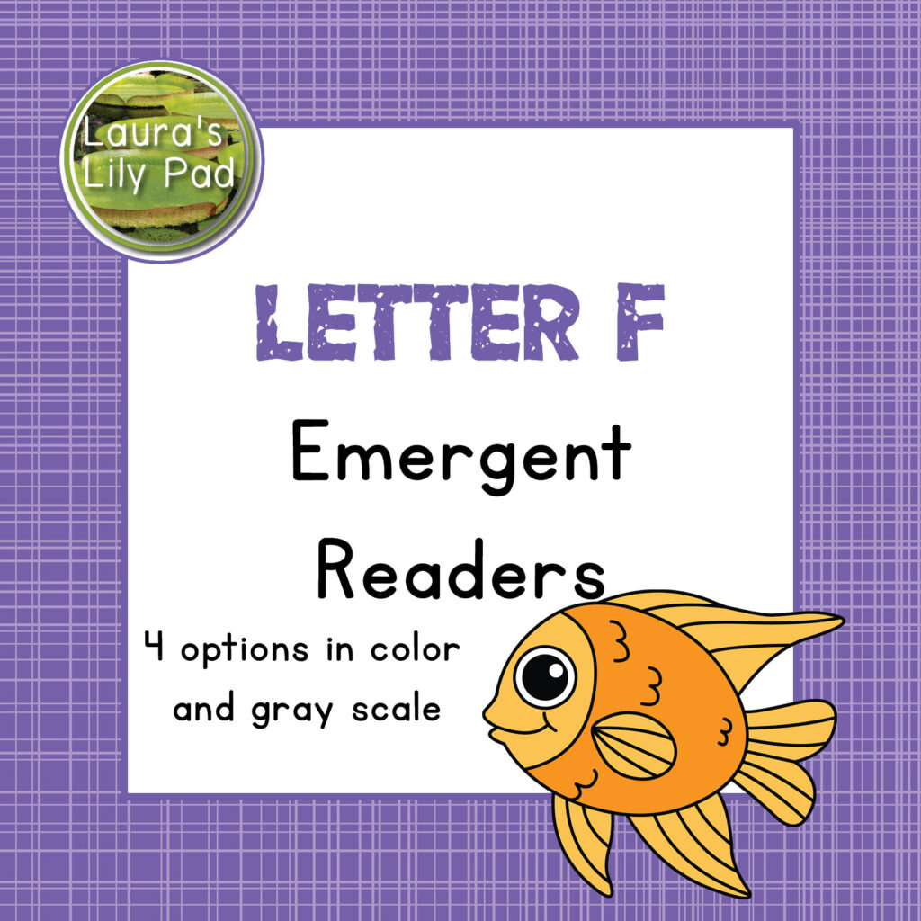 Alphabet Letter F Emergent Readers Set | Made By Teachers