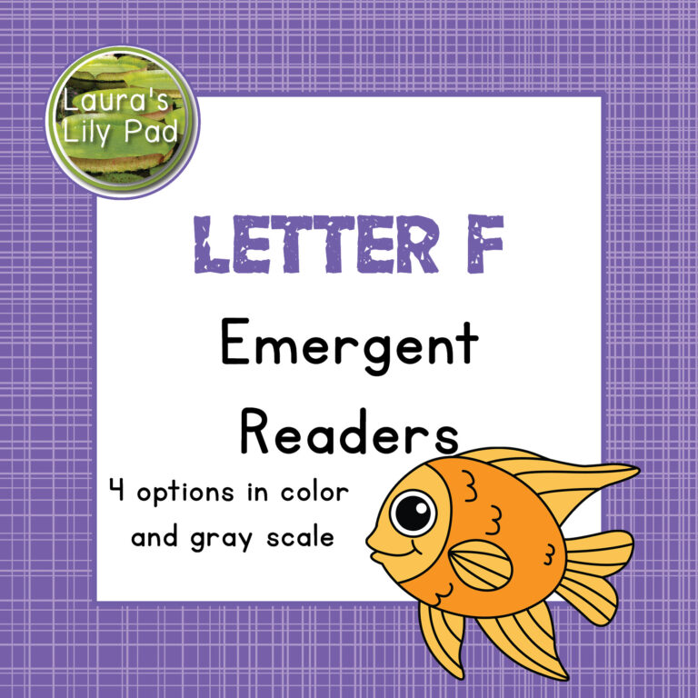 Alphabet Letter F Emergent Readers Set | Made By Teachers