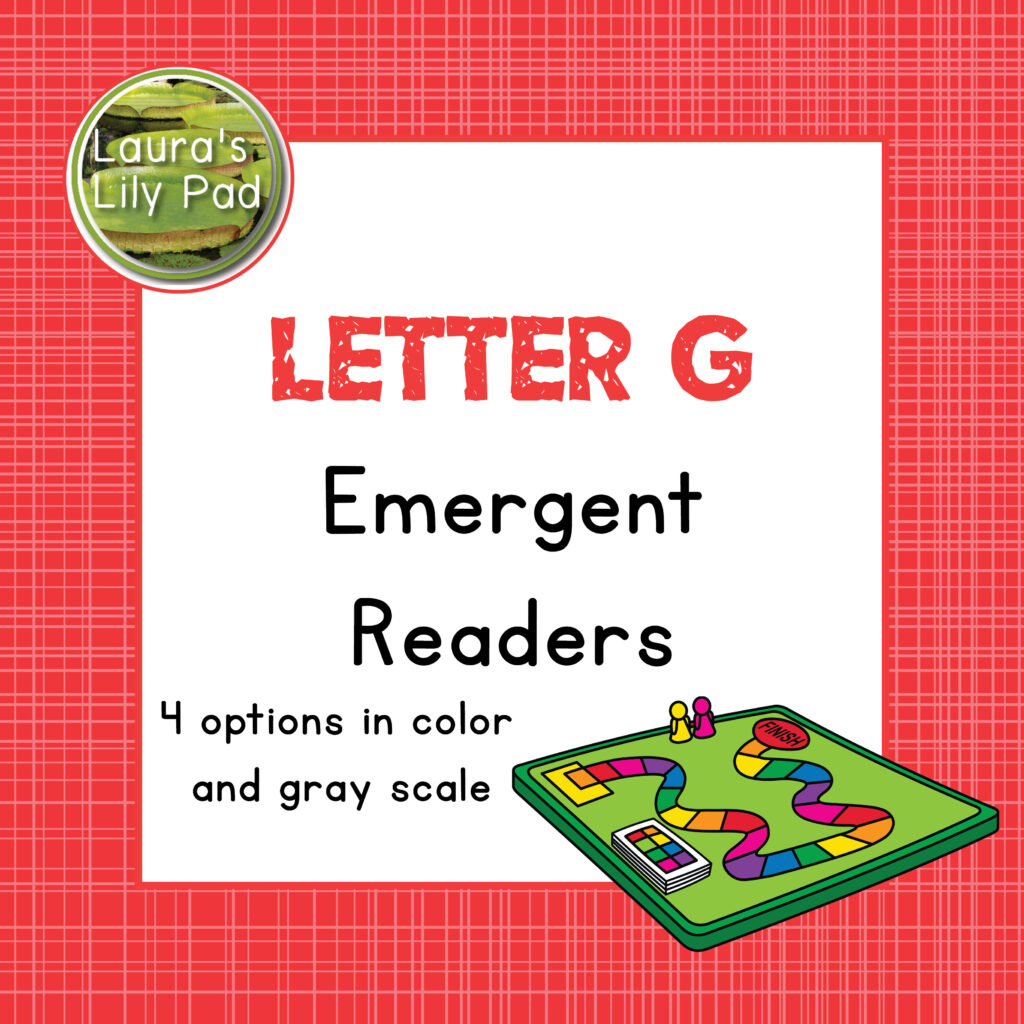 Alphabet Letter G Emergent Readers Set | Made By Teachers