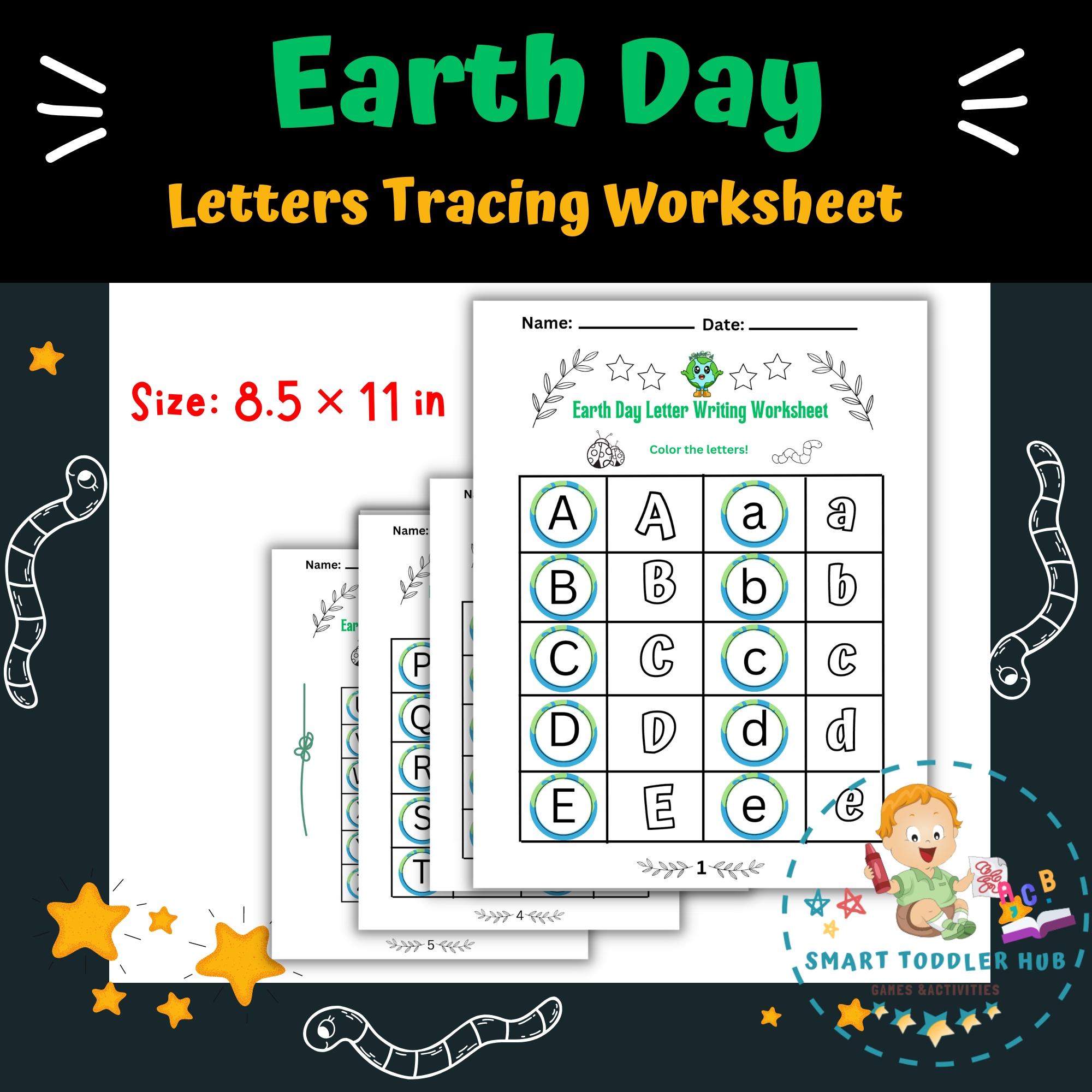 Earth Day Letter Writing And Coloring Worksheet | Made By Teachers