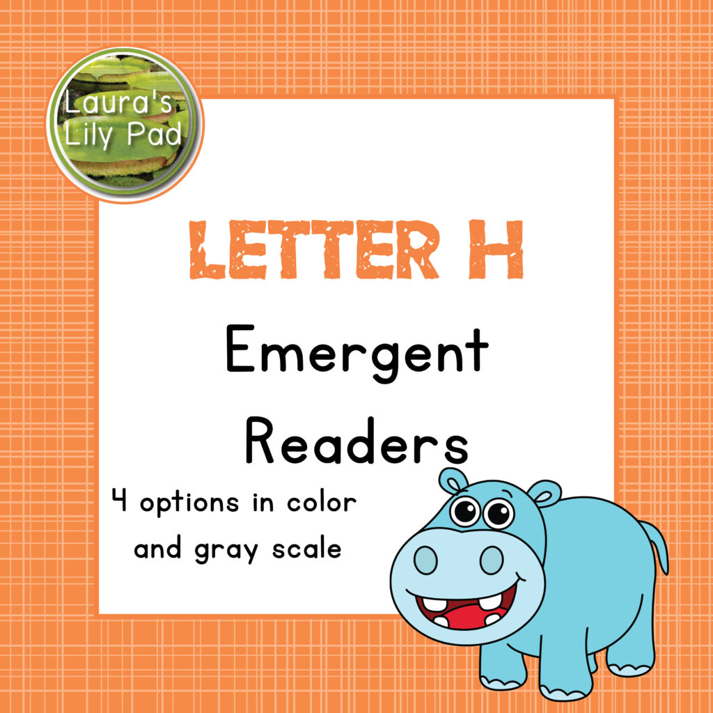 Alphabet Letter H Emergent Readers Set | Made By Teachers