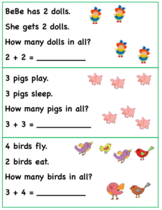 Kindergarten Word Problems Within 10 | Made By Teachers