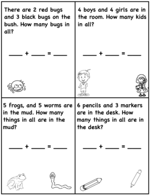 Kindergarten Word Problems Within 10 | Made By Teachers