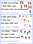 Kindergarten Word Problems Within 10 | Made By Teachers