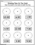 1.MD.3 Telling Time to the Hour | Made By Teachers