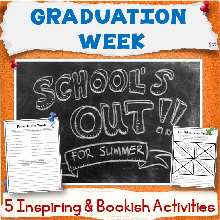 Last Week of School - End of the Year, Graduation Activities | Made By ...