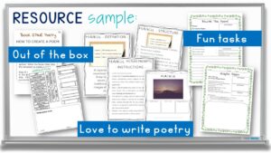 Graduation Poetry Writing Activities - End of School Year Poem ...