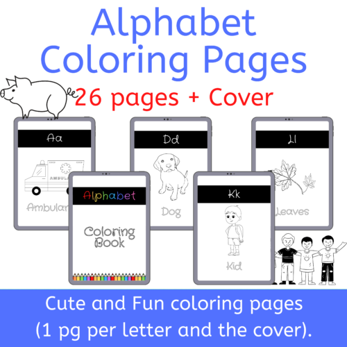 Alphabet Coloring Pages for Preschool and Kindergarten | Made By Teachers