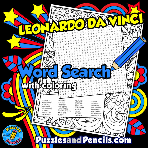 Positive Mindset Word Search Puzzle Activity Page with Coloring ...