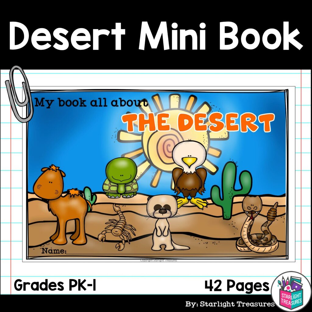 The Desert Mini Book for Early Readers: Desert Animals | Made By Teachers