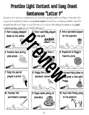 Stuttering Strategies Easy Onset Light Contact Practice Speech Therapy ...