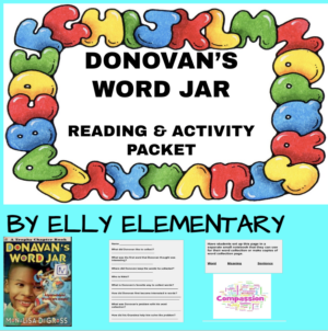 DONOVAN'S WORD JAR READING LESSONS WITH EXTENSION ACTIVITIES | Made By ...