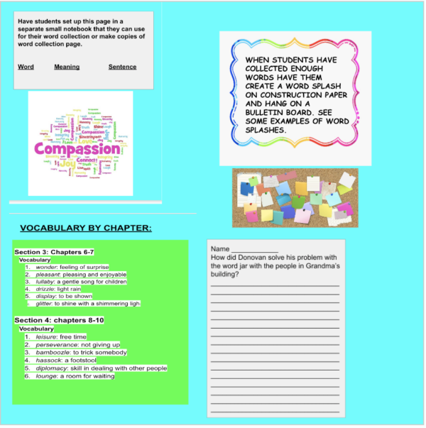 DONOVAN'S WORD JAR READING LESSONS WITH EXTENSION ACTIVITIES | Made By ...