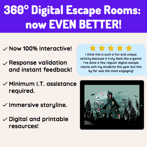 Prefix and Suffix Word Games & Activities - Halloween Escape Room ...