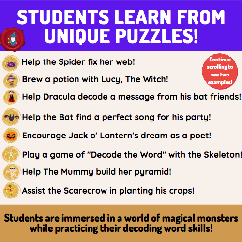 Prefix and Suffix Word Games & Activities - Halloween Escape Room ...