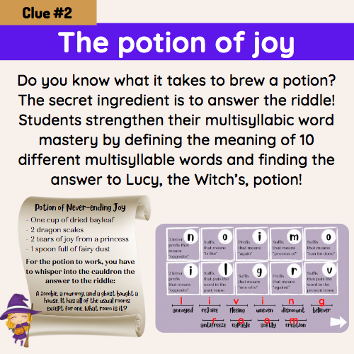 Prefix and Suffix Word Games & Activities - Halloween Escape Room ...
