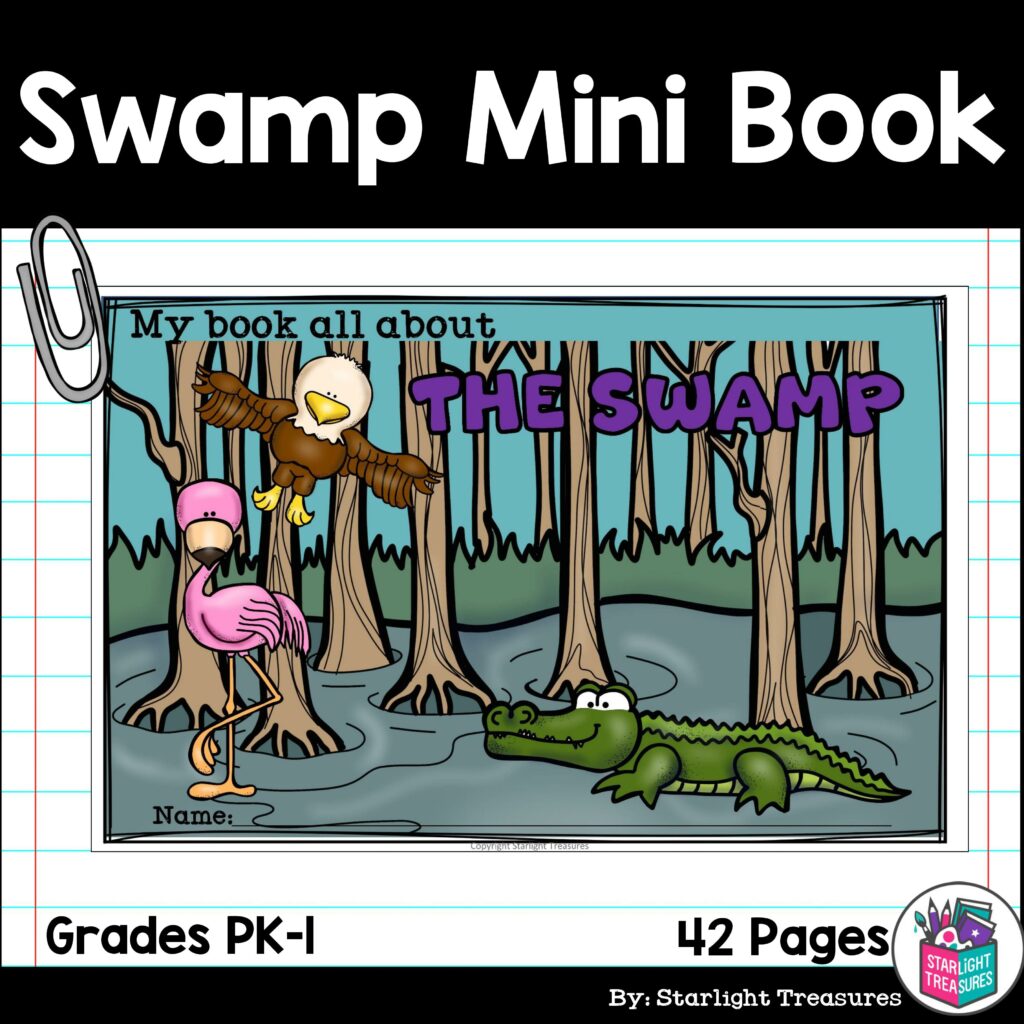 The Swamp Mini Book for Early Readers: Swamp Animals | Made By Teachers