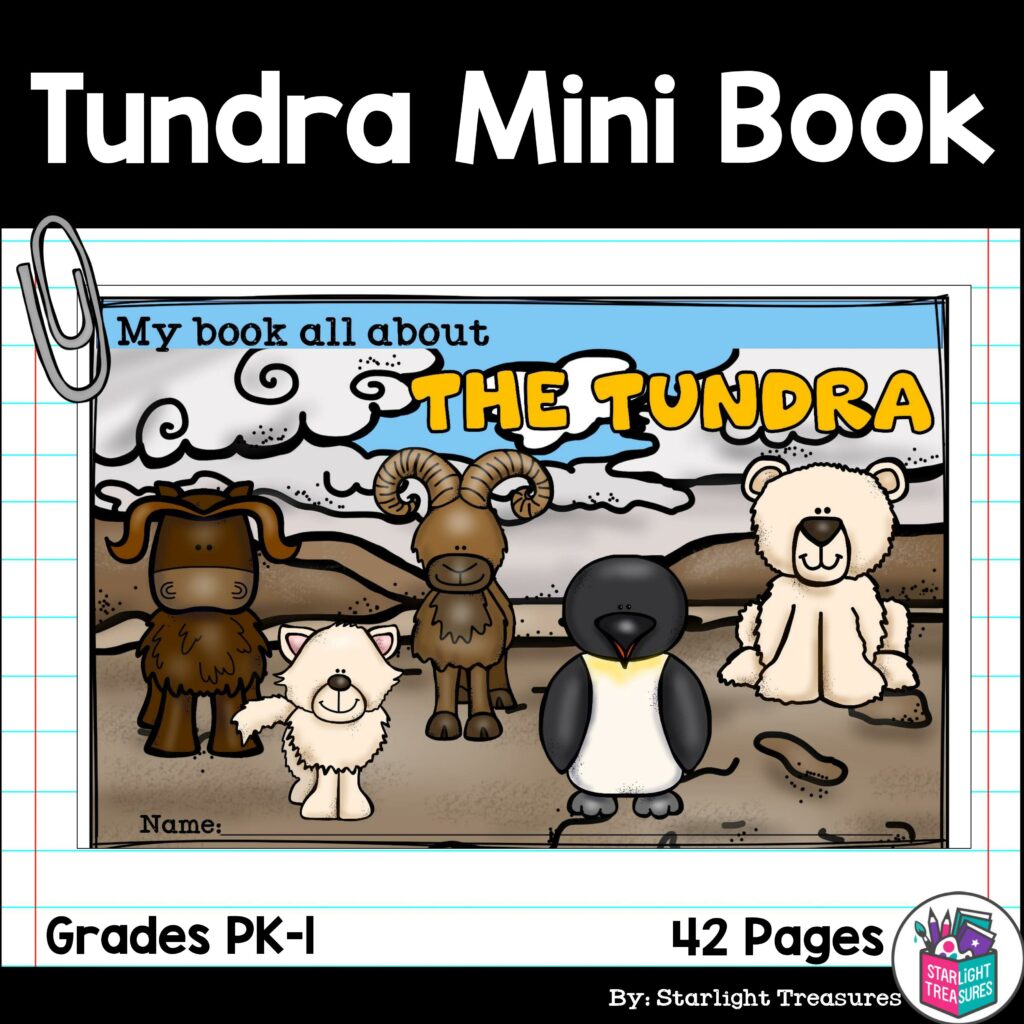 The Tundra Mini Book for Early Readers: Tundra Animals | Made By Teachers