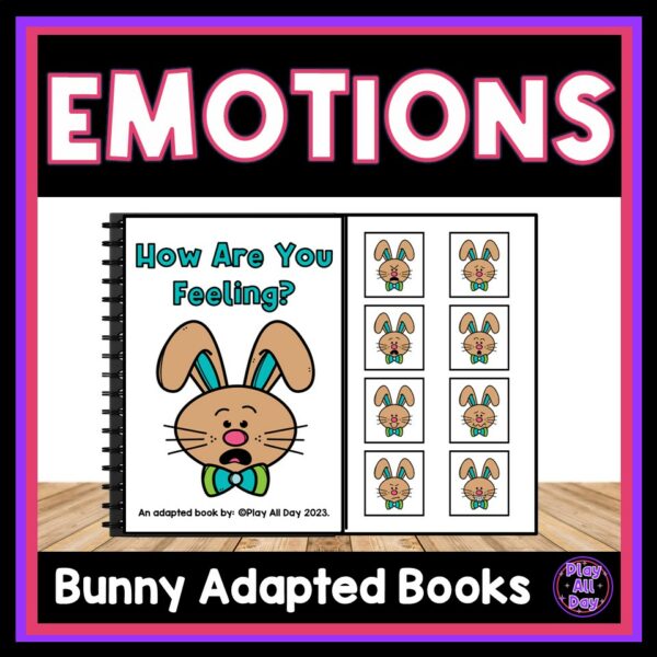 Easter Emotions Adapted Book | Bunny Interactive Book | Made By Teachers