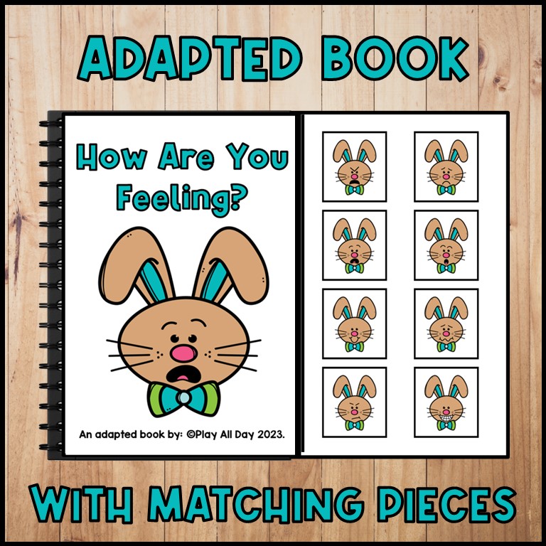 Easter Emotions Adapted Book | Bunny Interactive Book | Made By Teachers