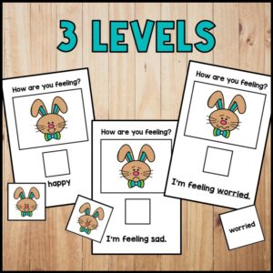 Easter Emotions Adapted Book | Bunny Interactive Book | Made By Teachers