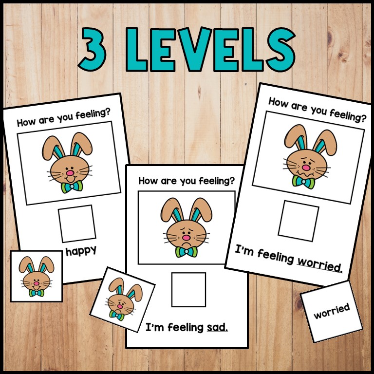 Easter Emotions Adapted Book | Bunny Interactive Book | Made By Teachers