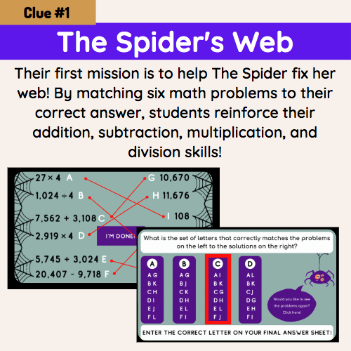 Halloween Escape Room - 4th Grade Math - Interactive Place Value ...