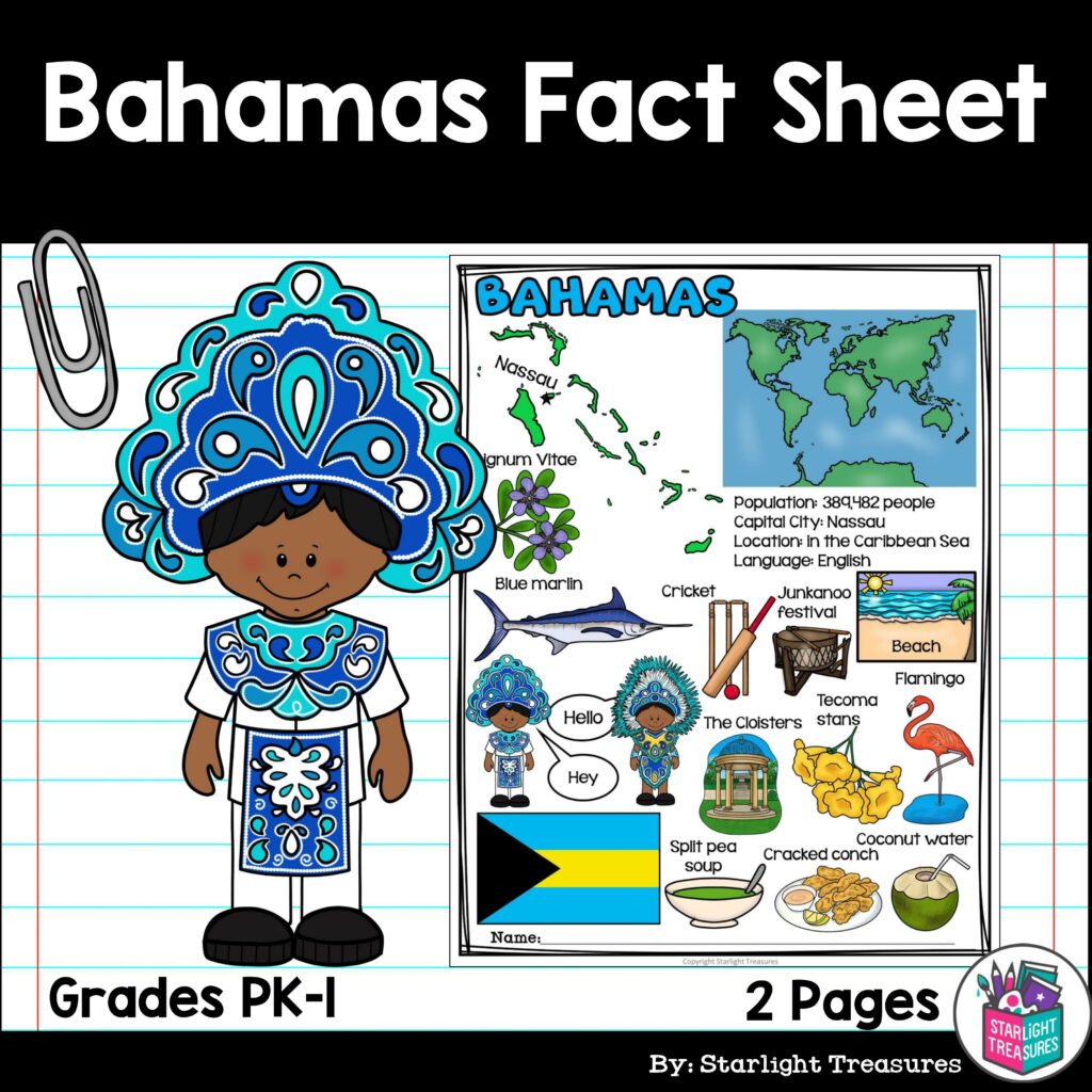 Bahamas Fact Sheet for Early Readers | Made By Teachers