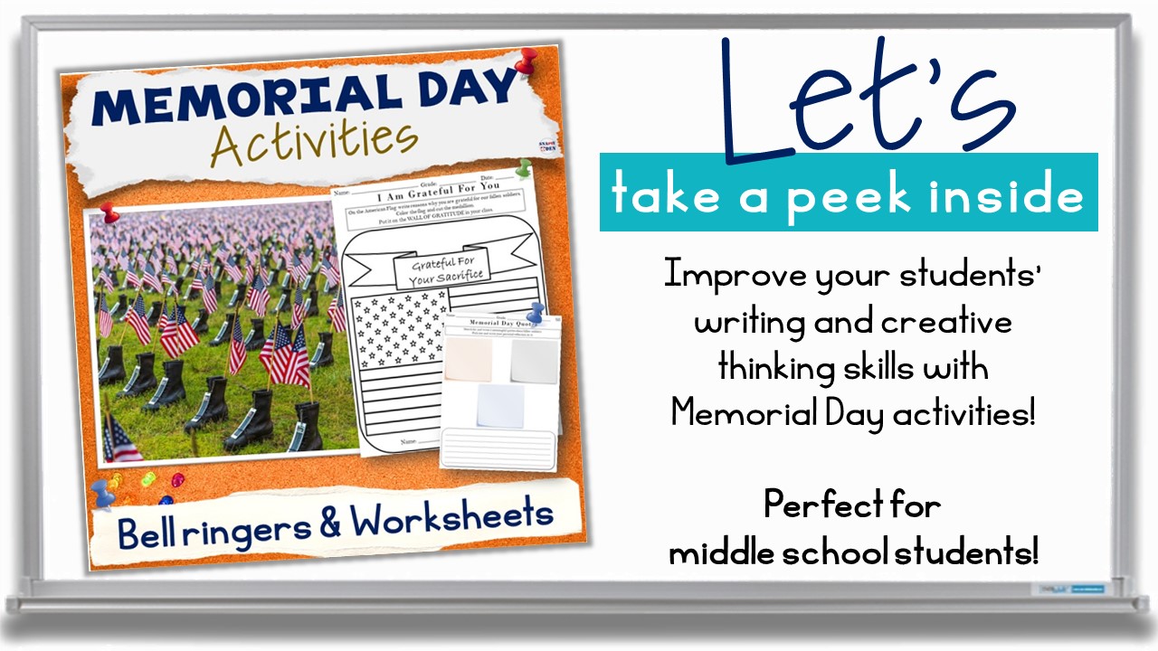 Memorial Day Activities - Writing Prompts and Worksheets | Made By Teachers