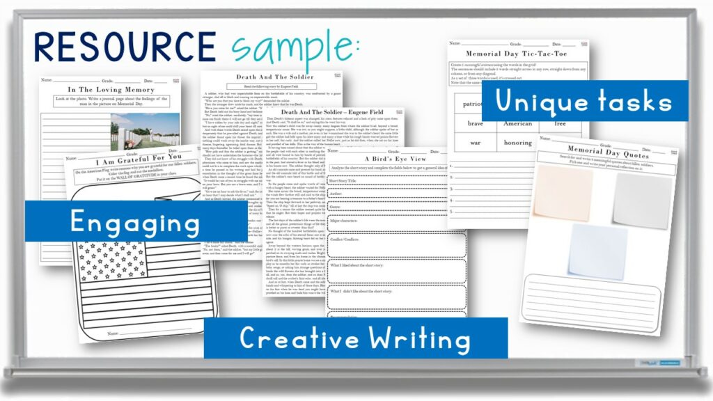 Memorial Day Activities - Writing Prompts and Worksheets | Made By Teachers