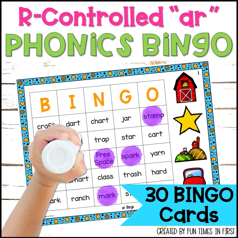 1st Grade Valentine's Day BINGO - Class Party Game - Vocabulary Center ...