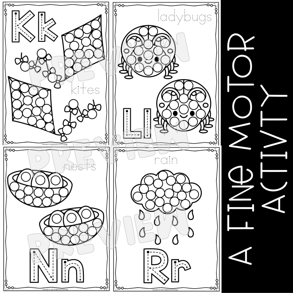 Spring Dot Marker Fine Motor Activity Spring Dot Painting Spring Do a ...