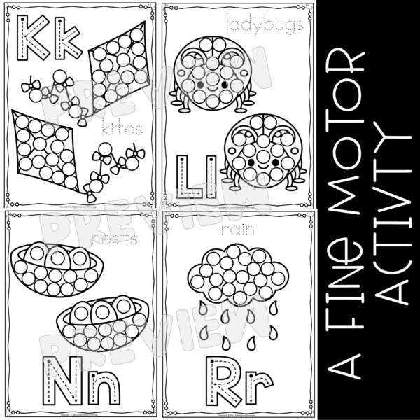 Spring Dot Marker Fine Motor Activity Spring Dot Painting Spring Do a ...