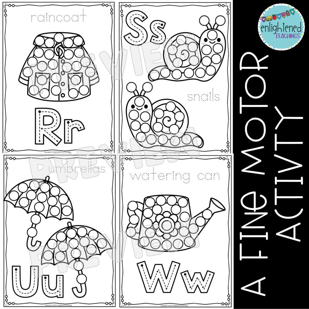 Spring Dot Marker Fine Motor Activity Spring Dot Painting Spring Do a ...