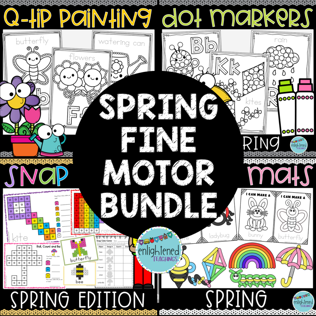 Spring Fine Motor Activities BUNDLE | Made By Teachers