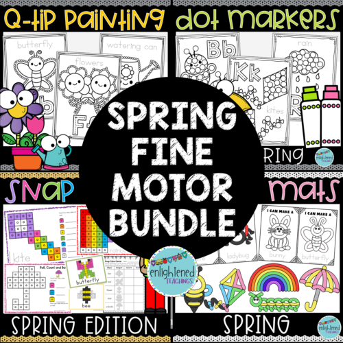 Spring Fine Motor Activities BUNDLE | Made By Teachers