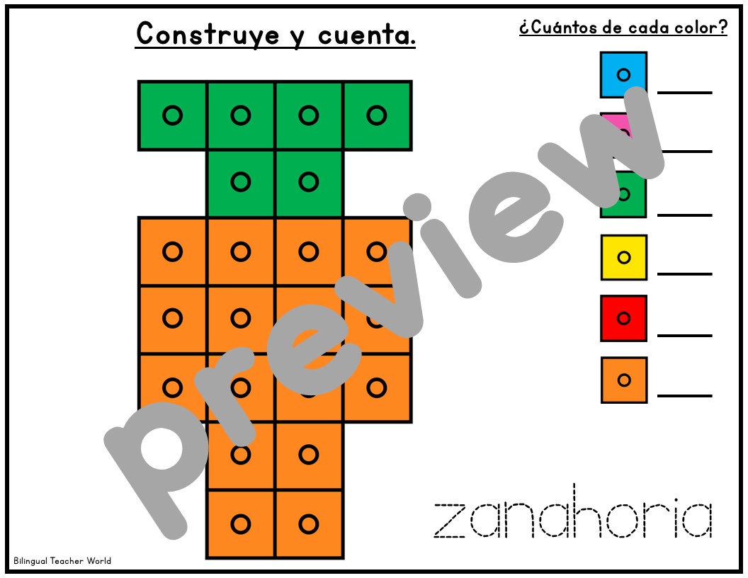 Pascua Figuras Con Cubos | Made By Teachers