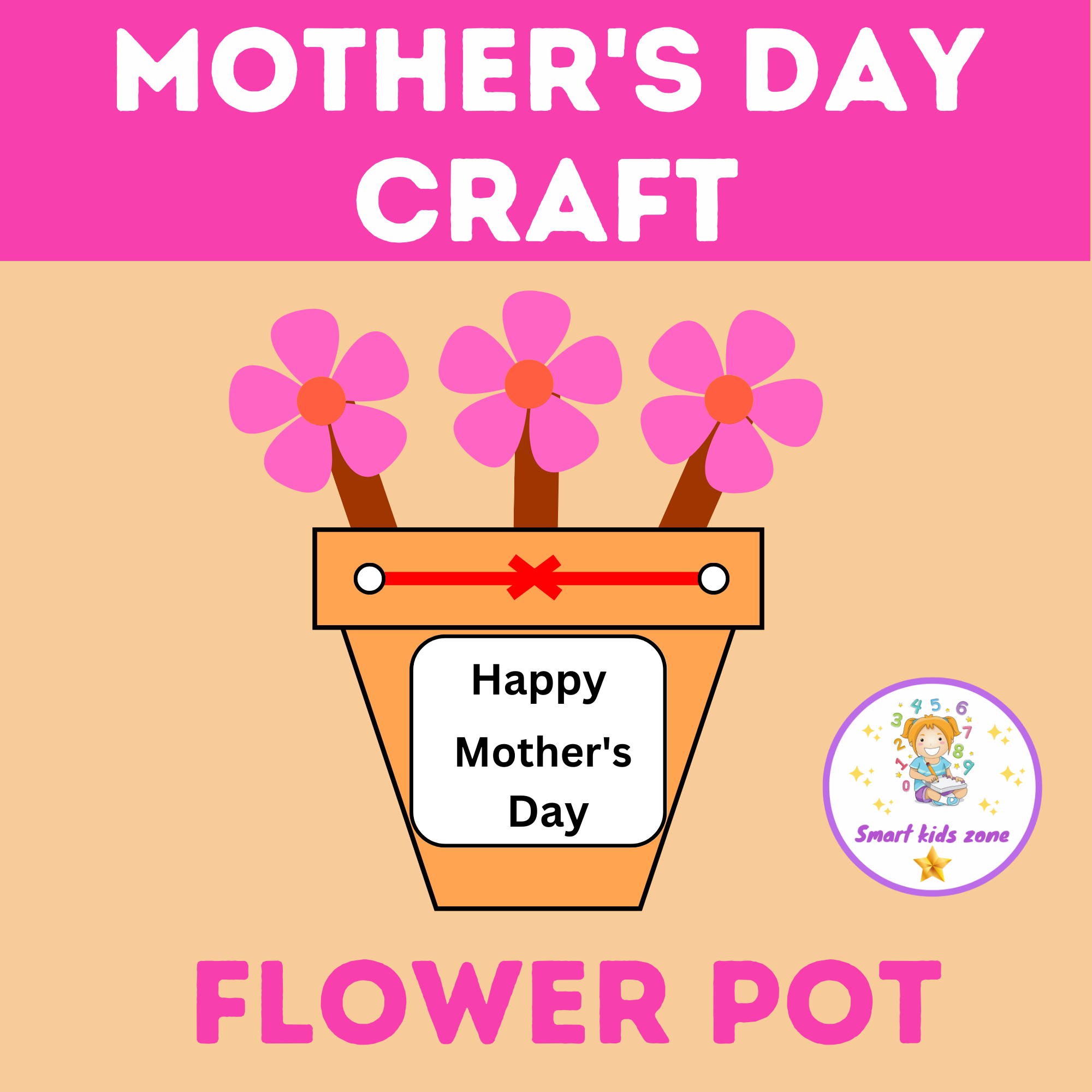 Flower Pot Mother's Day Craft | Made By Teachers