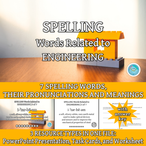 SPELLING Words Related to ENGINEERING | Made By Teachers