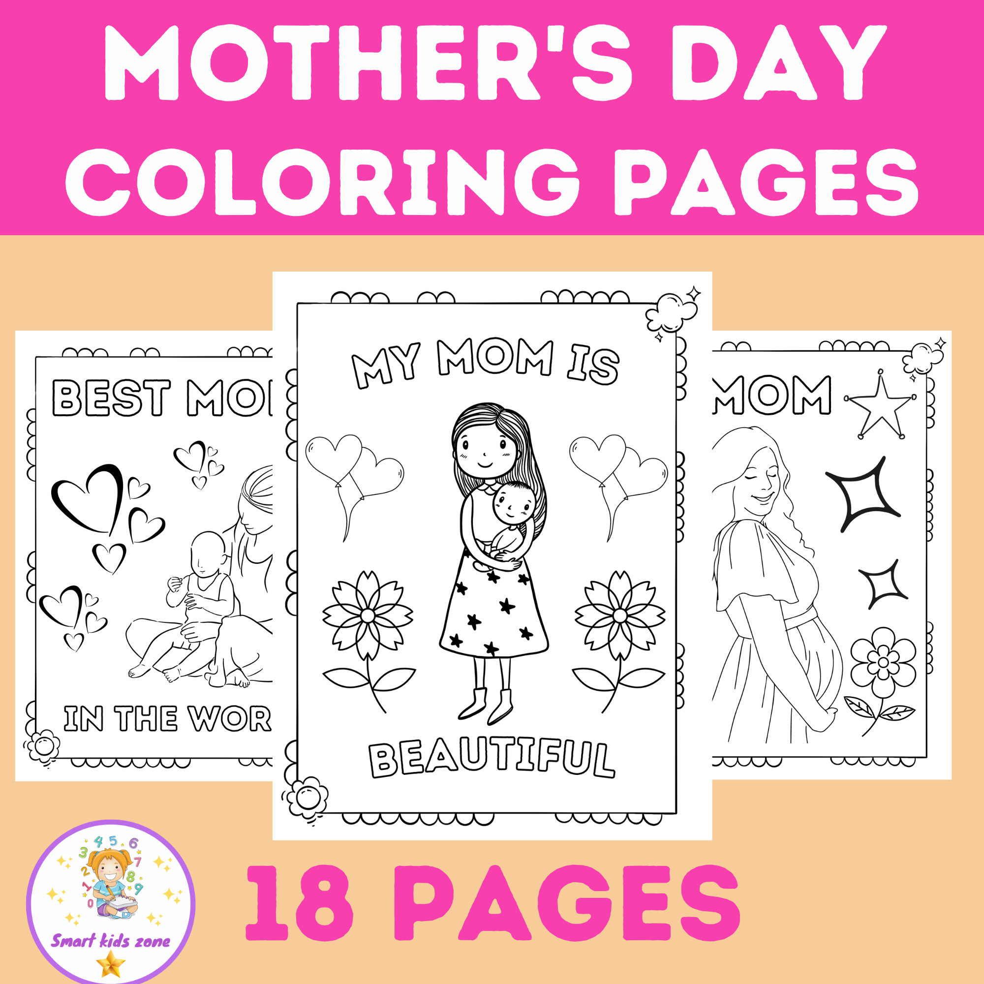 Mother's Day Coloring Pages | Made By Teachers