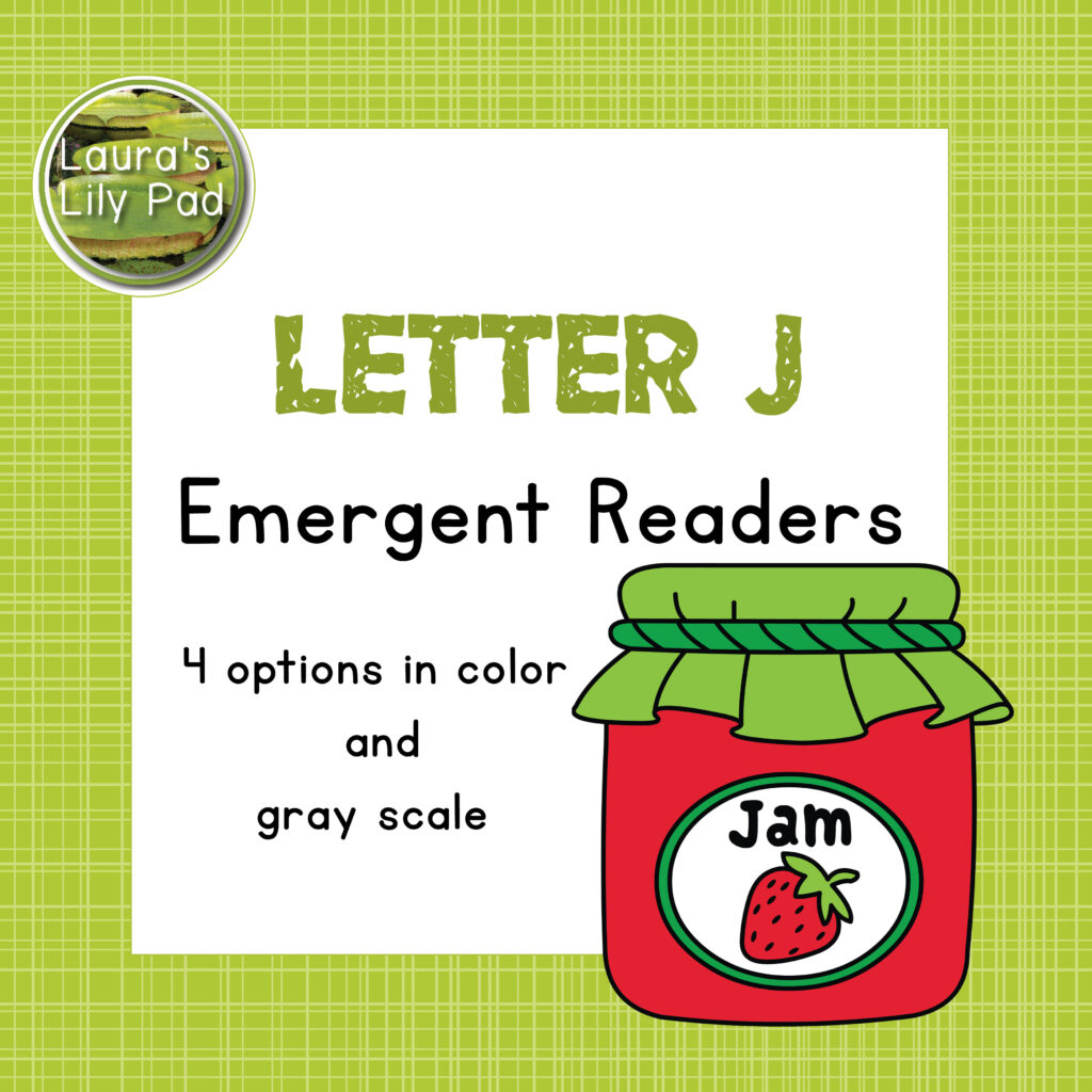 Alphabet Letter J Emergent Readers Set | Made By Teachers