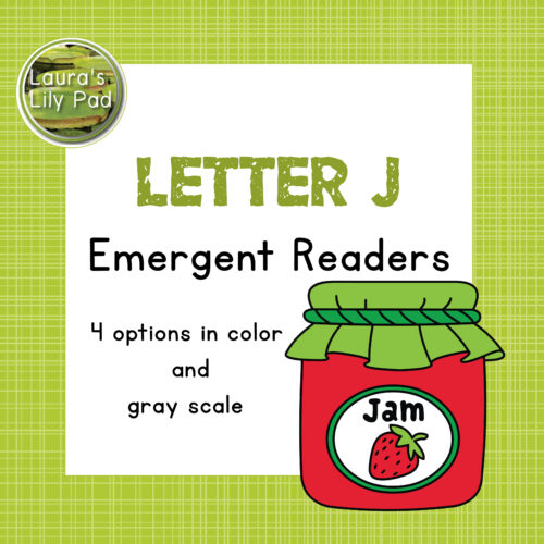 Alphabet Letter J Emergent Readers Set | Made By Teachers