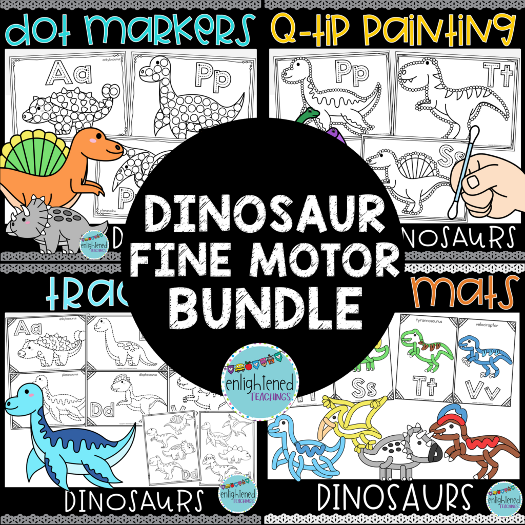 Dinosaur Activities BUNDLE Dinosaur Fine Motor Development | Made By ...